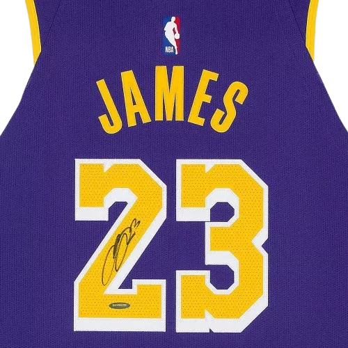 PRE ORDER LeBron James Signed Los Angeles Lakers Statement Edition Authentic Nike Jersey