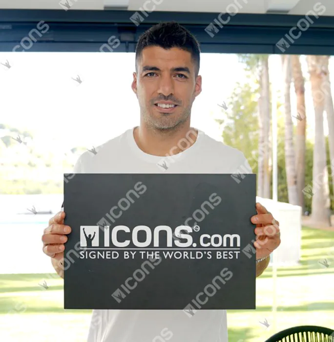 Luis Suarez Official FIFA World Cup™ Back Signed and Framed Uruguay ...