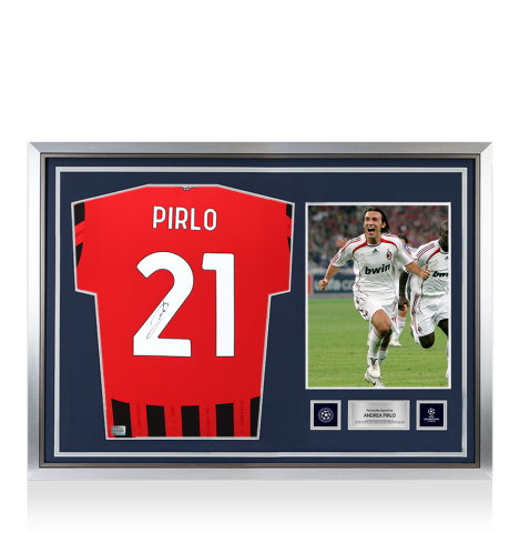 Authentic Andrea Pirlo Signed Memorabilia | Icons.com