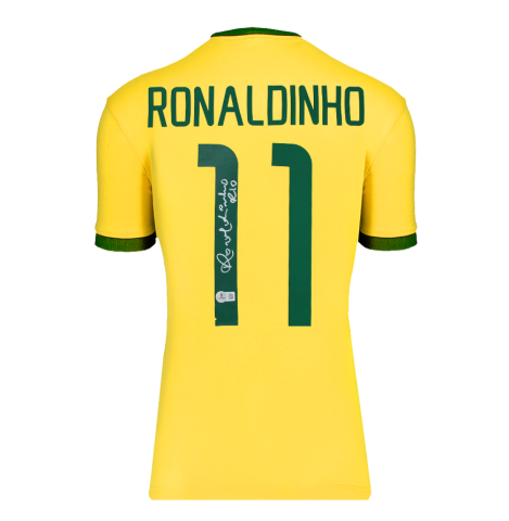 Ronaldinho Signed Memorabilia & Autograph | Icons.com