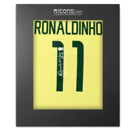 Ronaldinho Signed Memorabilia & Autograph | Icons.com