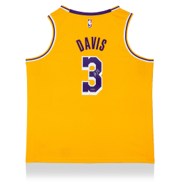 Anthony Davis Signed Los Angeles Lakers Home Jersey
