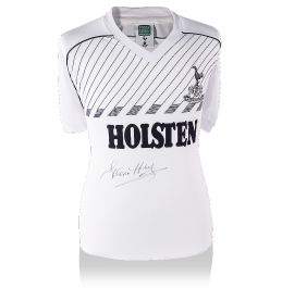 Glenn Hoddle Front Signed Retro Tottenham Hotspur Home Shirt