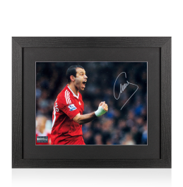 Javier Mascherano Signed Liverpool FC Photo In Black Wooden Frame ...