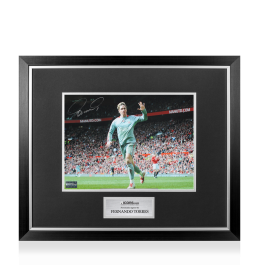 Fernando Torres Signed Liverpool FC Photo In Premium Photo Frame: Goal ...