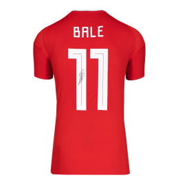 Gareth Bale Back Signed Wales 2016 Home Shirt