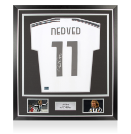 Pavel Nedved Back Signed Juventus 2020-21 Home Shirt With Fan Style ...