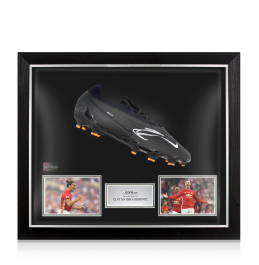 Zlatan Ibrahimovic Signed Black Nike Phantom GX Pro FG Boot In Bubble ...