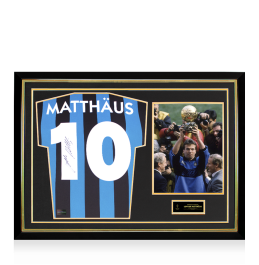 Lothar Matthaus Official Ballon d'Or™ Back Signed and Hero Framed ...