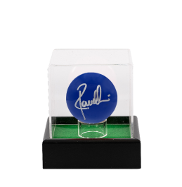 Ronnie O'Sullivan Signed Blue Snooker Ball In Acrylic Case