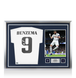 Karim Benzema Official UEFA Champions League Back Signed and Hero ...