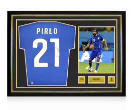 Andrea Pirlo Official 2014 FIFA World Cup™ Back Signed and Hero Framed ...