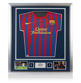 Andres Iniesta Official UEFA Champions League Front Signed and Framed ...