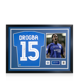 Didier Drogba Official Chelsea FC Signed and Framed Chelsea 2005-06 ...