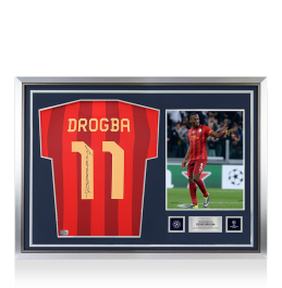 Didier Drogba Official UEFA Champions League Back Signed and Hero ...