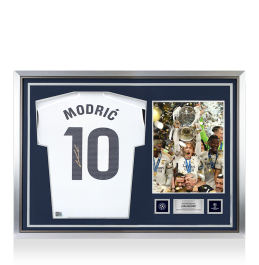Luka Modric Official UEFA Champions League Back Signed and Hero Framed ...