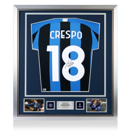 Hernan Crespo Official UEFA Champions League Back Signed and Framed ...