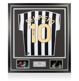 Alessandro Del Piero Back Signed Juventus 2006-07 Home Shirt with Fan ...