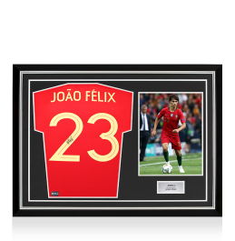 Joao Felix Back Signed Portugal 2012-13 Home Shirt with Fan Style ...