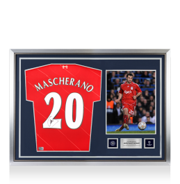 Javier Mascherano Official UEFA Champions League Back Signed and Hero ...