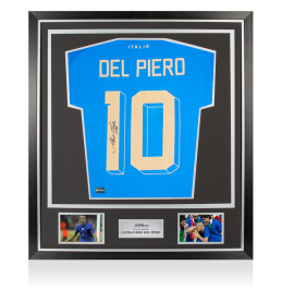 Alessandro Del Piero Back Signed Italy 2022-23 Home Shirt with Fan ...