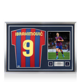 Zlatan Ibrahimovic Official UEFA Champions League Back Signed and Hero ...