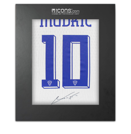MATCH ISSUE Luka Modric Back Signed Croatia 2024 Home Shirt In Deluxe ...