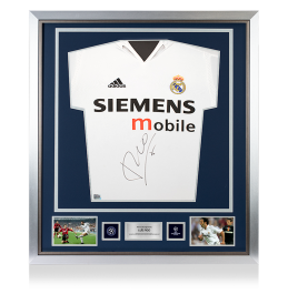 Luis Figo Official UEFA Champions League Front Signed and Framed Real ...
