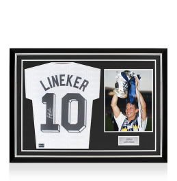 Gary Lineker Back Signed Tottenham Hotspur Home Shirt: 1991 FA Cup Semi ...
