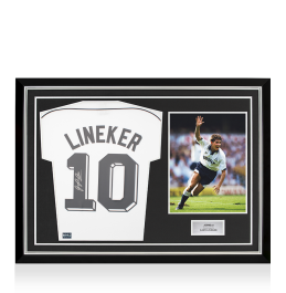 Gary Lineker Back Signed Tottenham Hotspur 1986 Home Shirt In Hero ...
