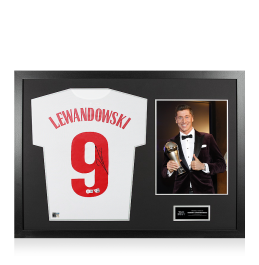Robert Lewandowski Official The Best FIFA Football Awards™ Back Signed ...