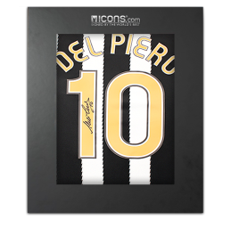 Alessandro Del Piero Back Signed Juventus 2010-11 Home Shirt with Fan ...