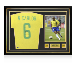 Roberto Carlos Official FIFA World Cup™ Back Signed and Hero Framed ...