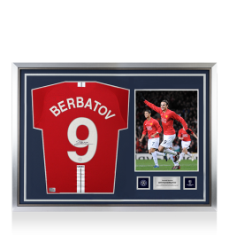 Dimitar Berbatov Official UEFA Champions League Back Signed and Hero ...