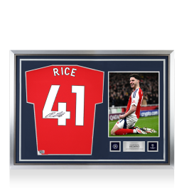Declan Rice Official UEFA Champions League Back Signed and Hero Framed ...