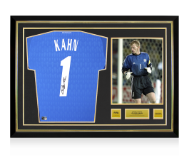 Oliver Kahn Official FIFA World Cup™ Back Signed and Hero Framed ...