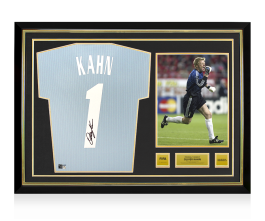 Oliver Kahn Official FIFA World Cup™ Back Signed and Hero Framed ...