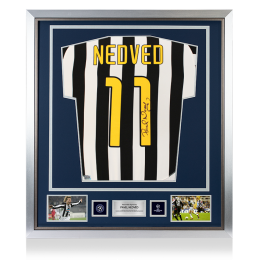 Pavel Nedved Official UEFA Champions League Back Signed and Framed ...