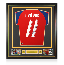 Pavel Nedved Official 2006 FIFA World Cup™ Back Signed and Framed Czech ...