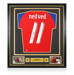 Pavel Nedved Official 2006 FIFA World Cup™ Back Signed and Framed Czech ...