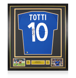 Francesco Totti Official 2002 FIFA World Cup™ Back Signed and Framed ...