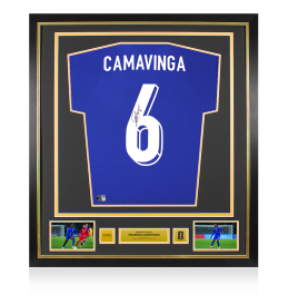 Eduardo Camavinga Official 2026 FIFA World Cup™ Back Signed and Framed ...