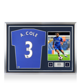 Ashley Cole Official UEFA Champions League Back Signed and Hero Framed ...