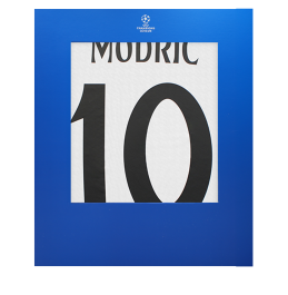 Luka Modric Official UEFA Champions League Back Signed Real Madrid 2024 ...