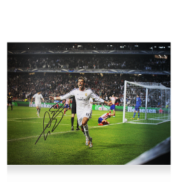 Gareth Bale Signed Real Madrid Photo: 2014 UEFA Champions League Final Goal