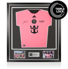 Lionel Messi Front Signed Inter Miami 2024 Home Shirt: MLS Supporters ...