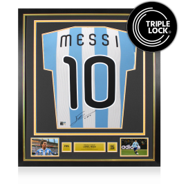 Lionel Messi Official 2010 FIFA World Cup™ Back Signed and Framed ...