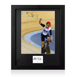 Steven Burke Signed Team GB Card and Photo Frame: Option 1