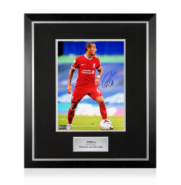 Thiago Alcantara Signed Liverpool FC Photo In Premium Photo Frame: Reds ...