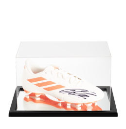 Declan Rice Signed Adidas Copa Football Boot In Acrylic Case
